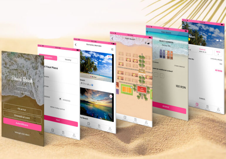 S-a lansat aplicația Smart Beach, pentru rezervări online de șezlong și ...
