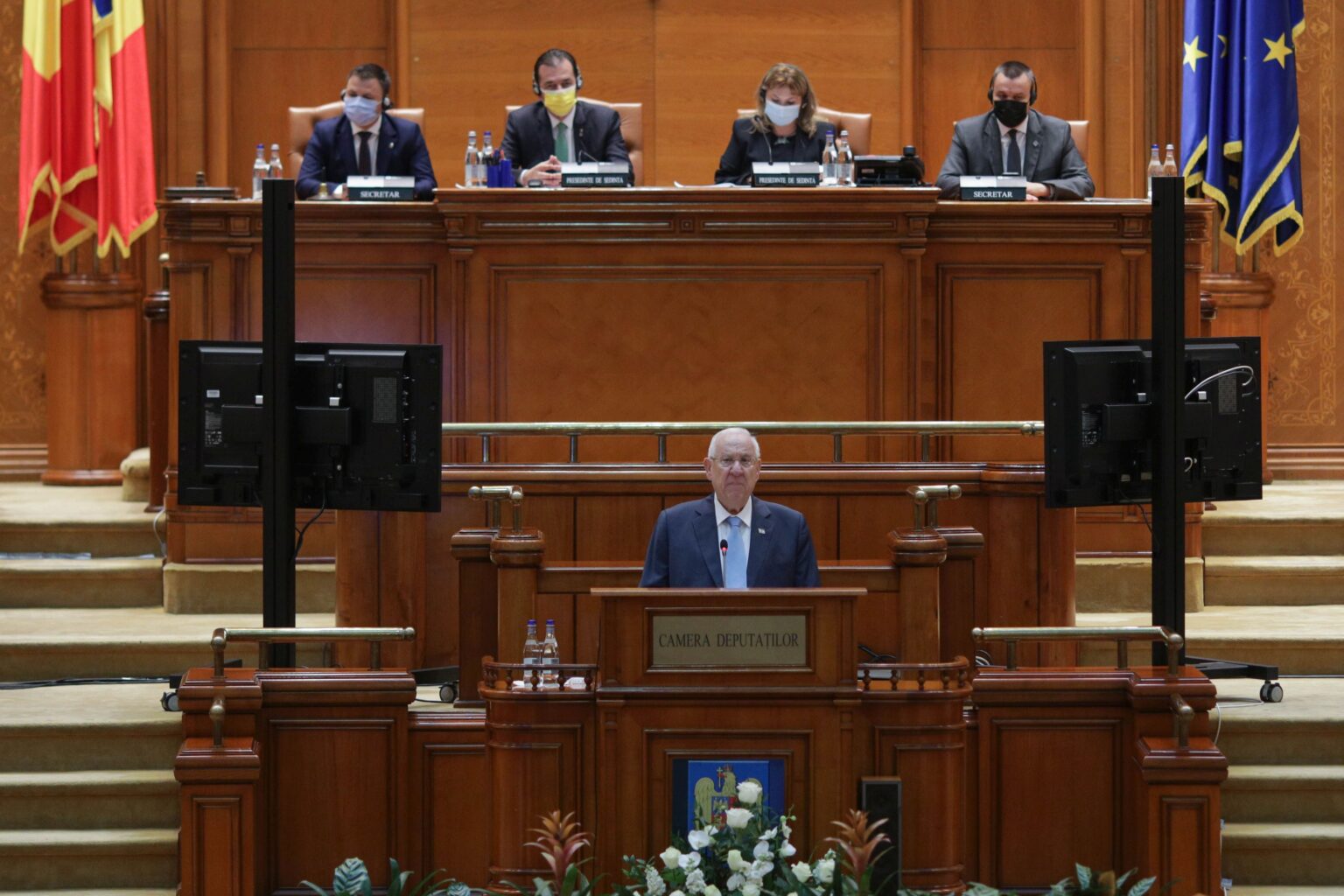 Președintele Israelului, discurs în Parlament: România este o adevărată ...