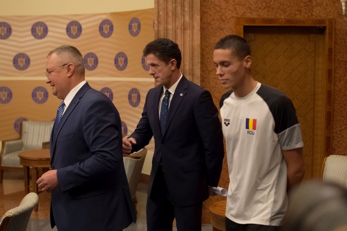 Ce a remarcat Gică Popescu la David Popovici după întâlnirea de luni de ...