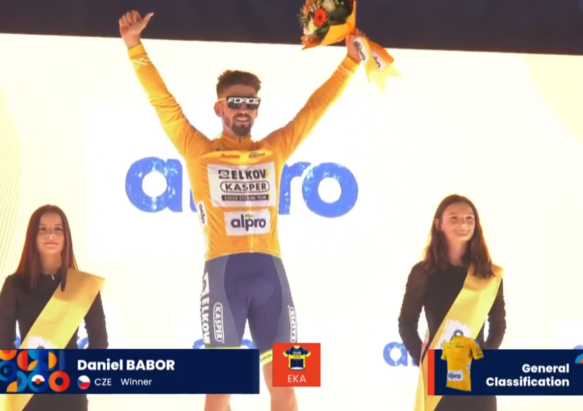 Daniel Babor câștigă a doua etapă din Turul României și îi ia tricoul ...