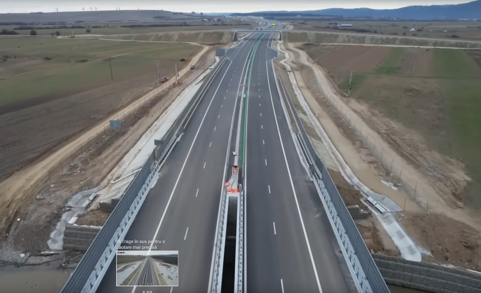 S-a deschis prima bucată din autostrada Sibiu-Pitești. Cum arată șoseaua finalizată înainte de ...