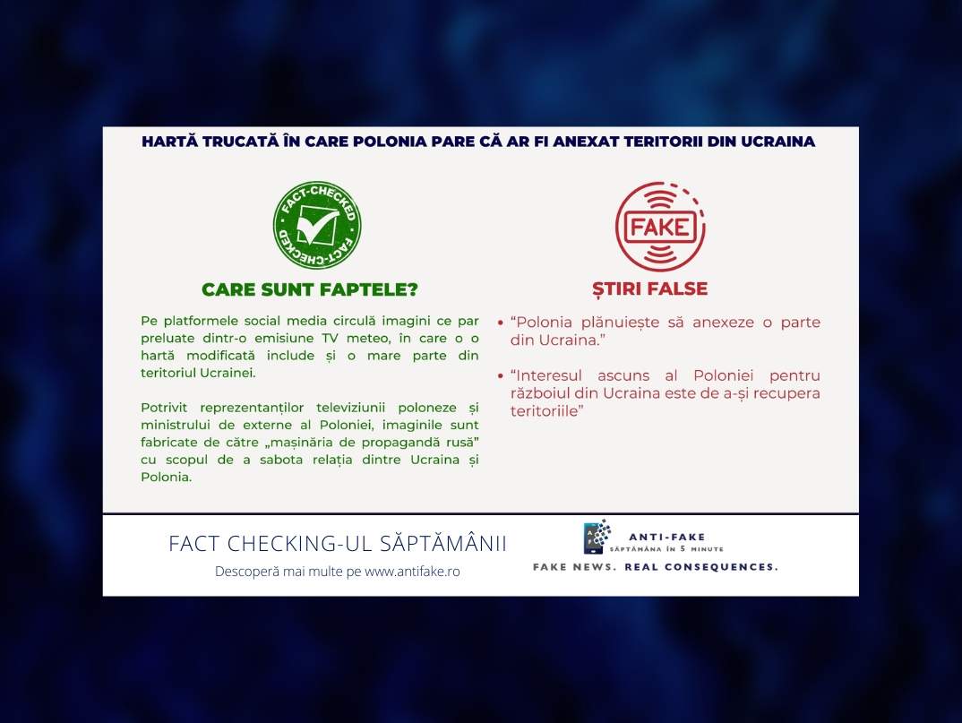 Fact checking-ul săptămânii: Hartă trucată în care Polonia pare că ar ...