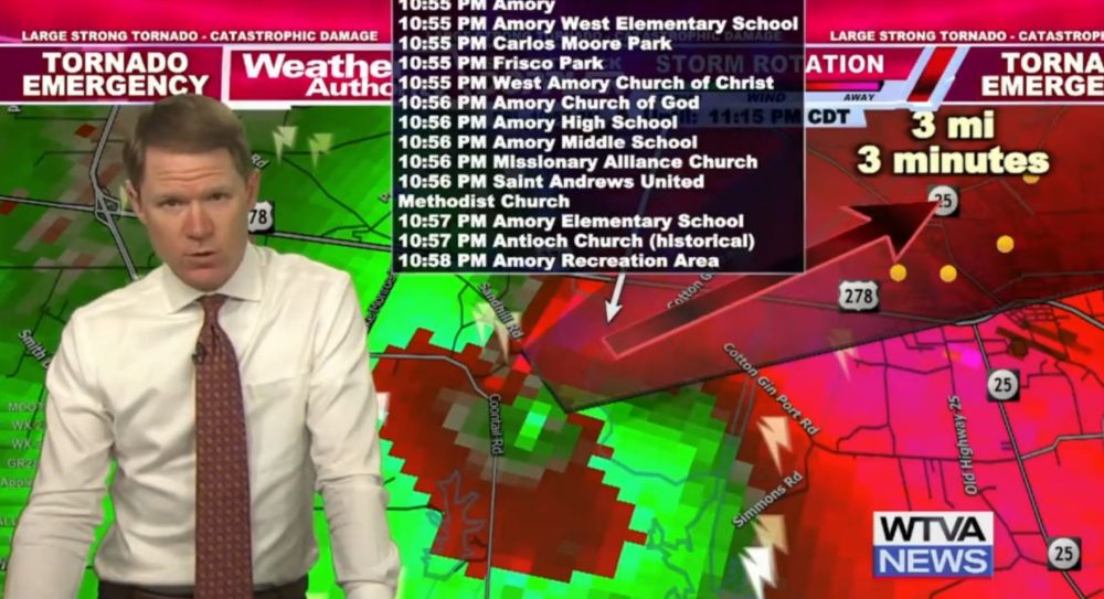 Momentul în care un meteorolog s-a rugat în direct la TV, după ce a ... Momentul în care un meteorolog s-a rugat în direct la TV, după ce a ...