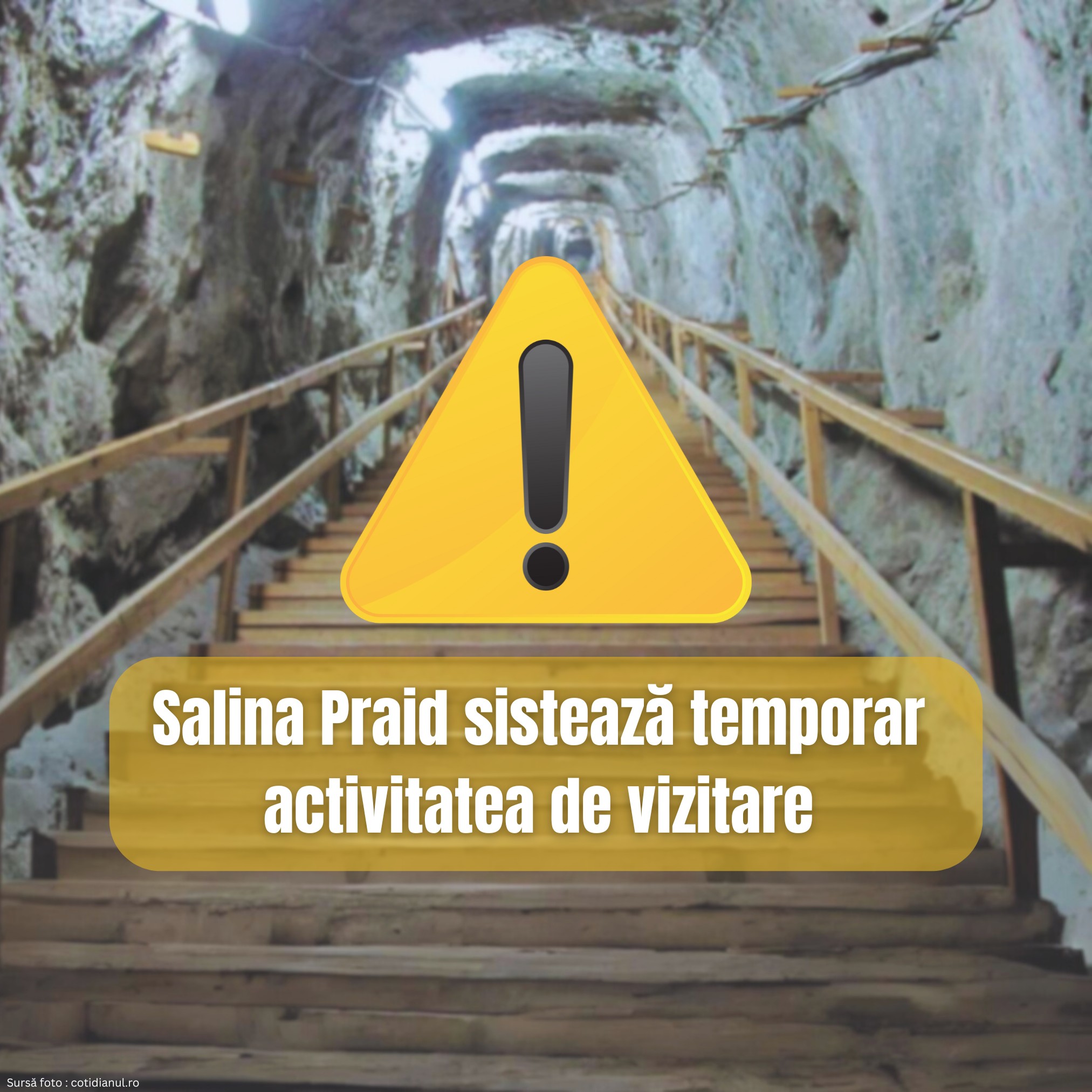 Salina Praid a fost închisă temporar - spotmedia.ro