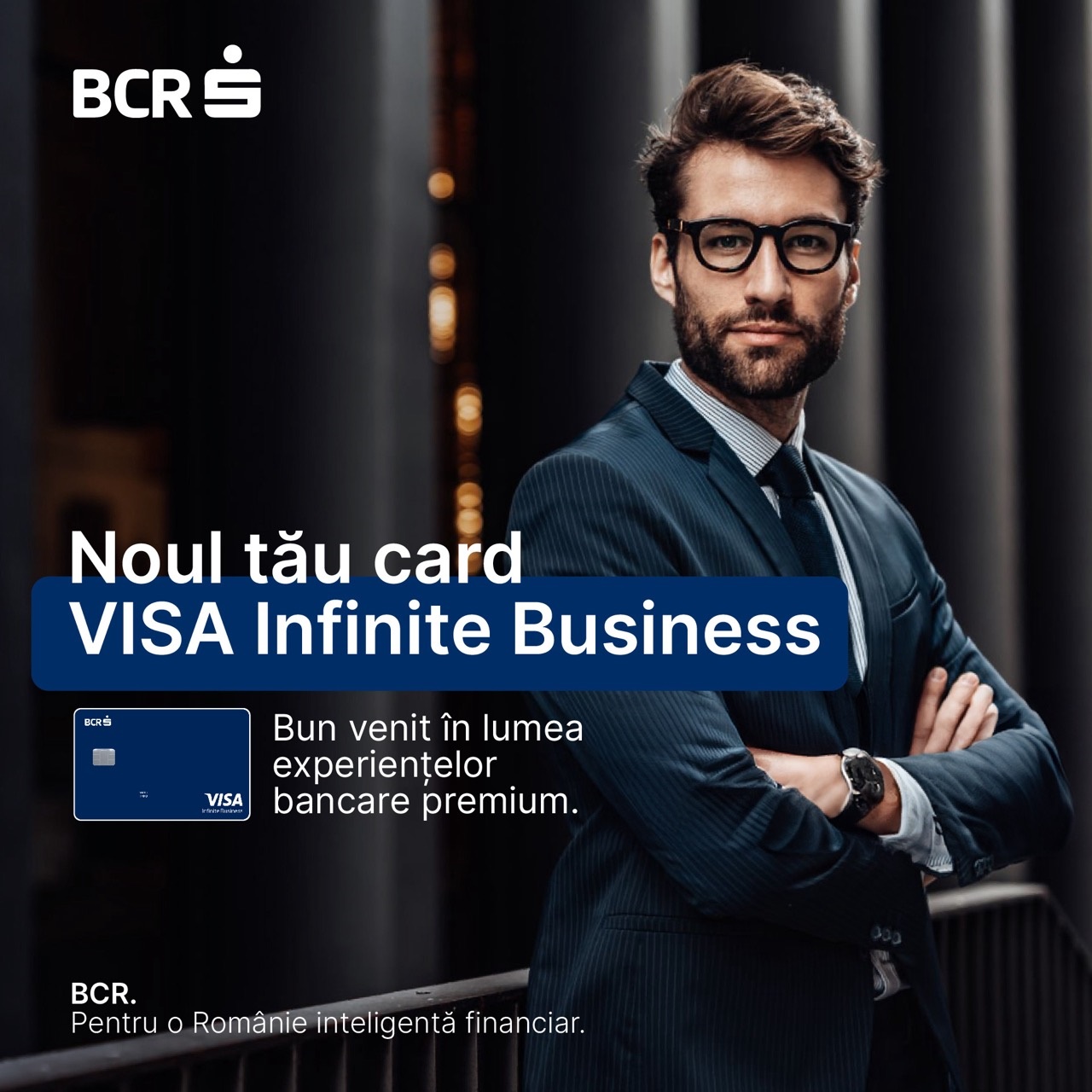 BCR lansează, în premieră în România, cardul Visa Infinite Business, un ...
