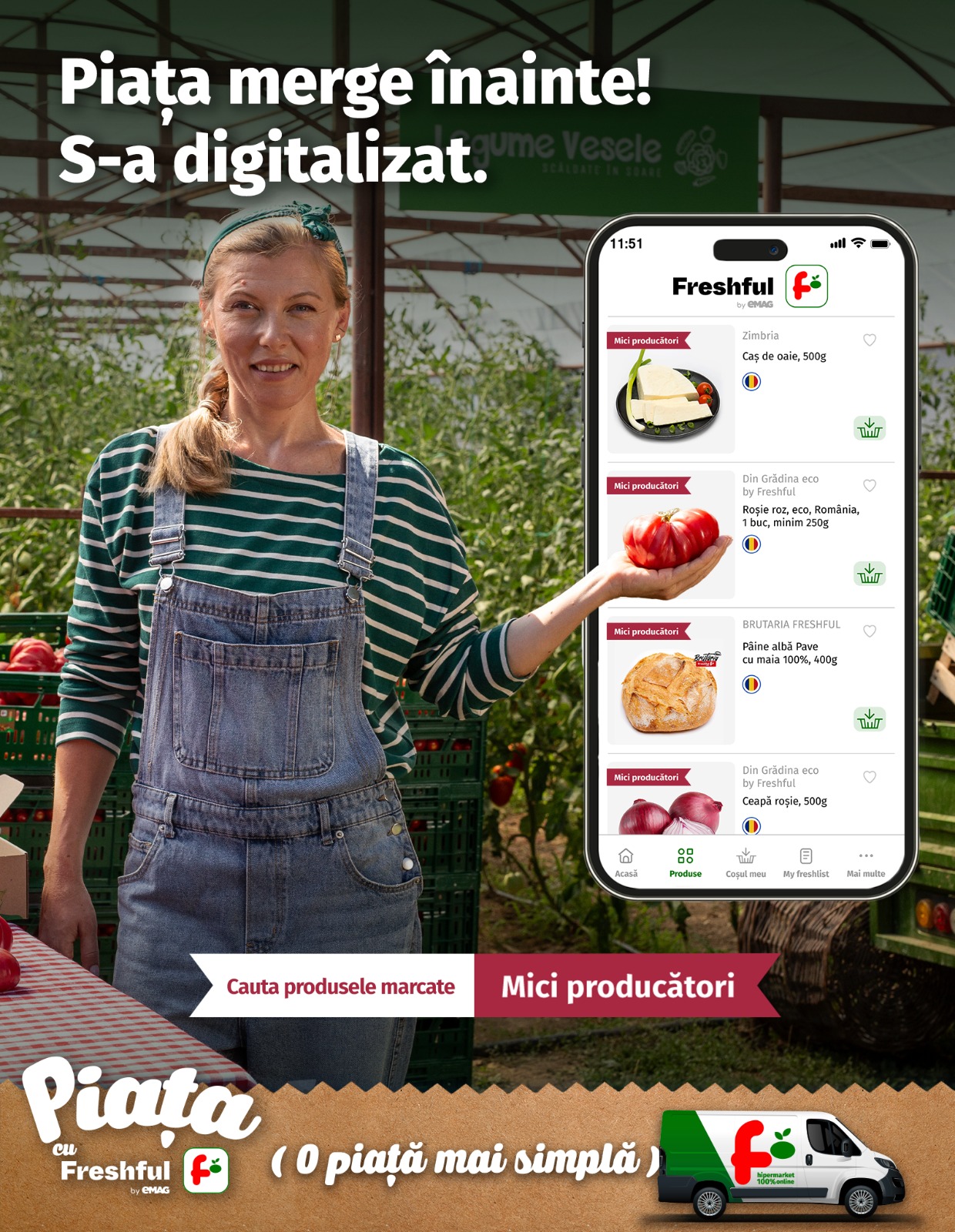 Piața cu Freshful, noul concept Freshful by eMAG aduce bunătăți de la ...