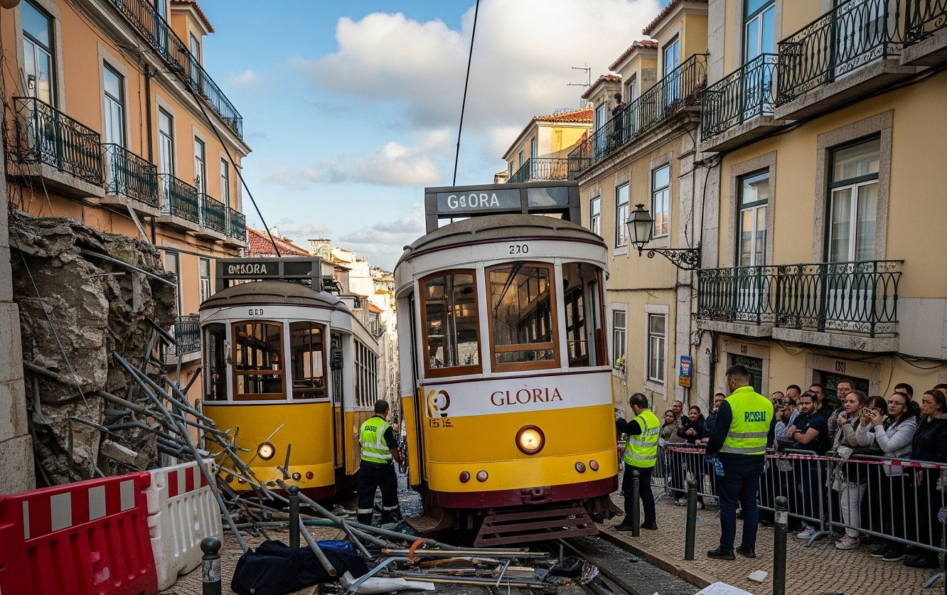 The funicular in Lisbon derailed; At least 15 dead - spotmedia.ro