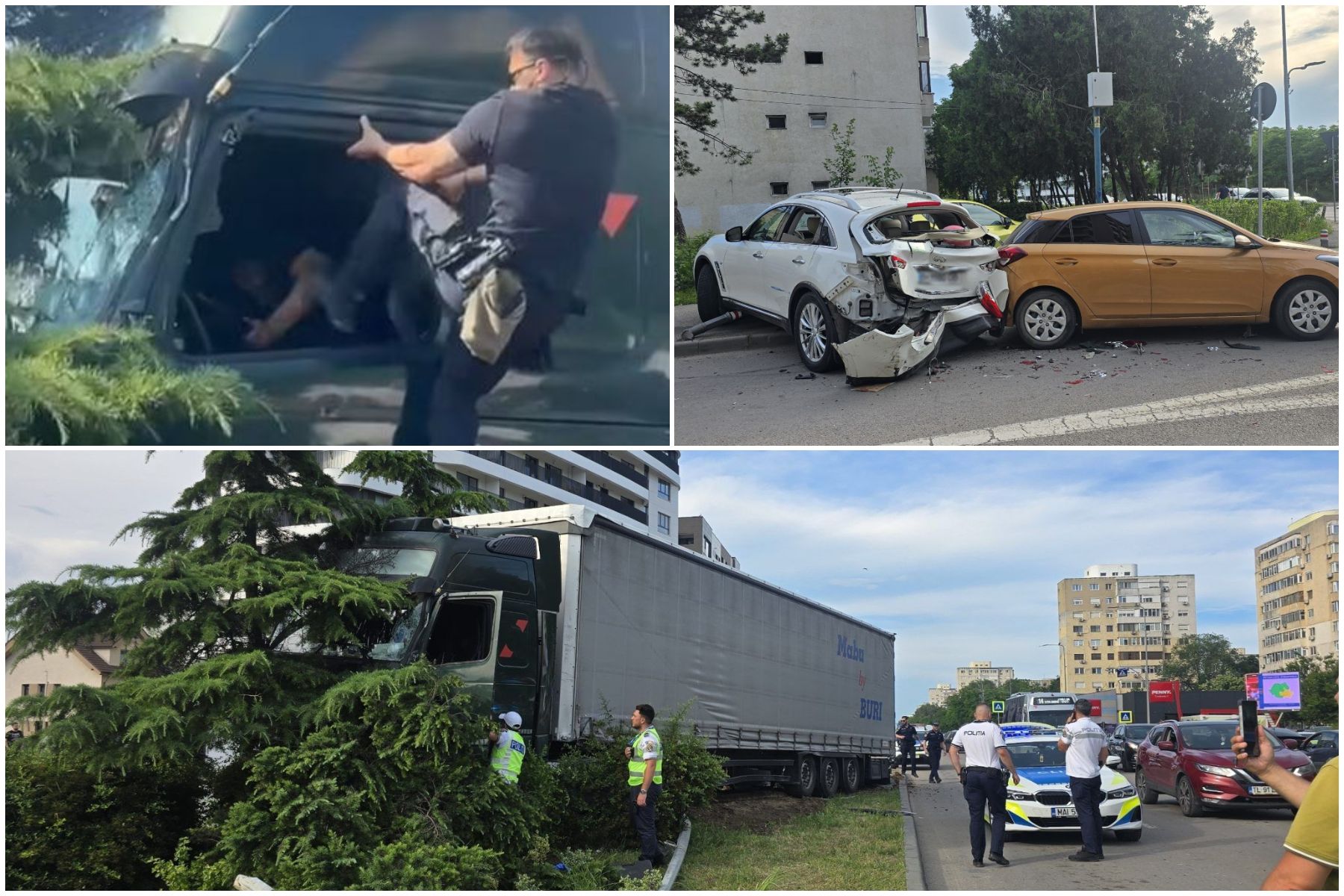 Șoferul TIR-ului care a lovit nouă vehicule în Constanța a avut o criză ...